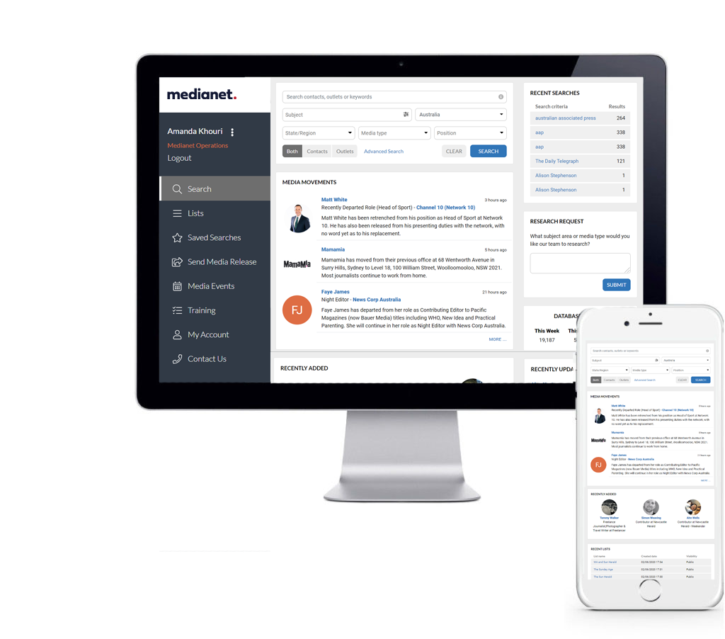 Australian Media Contacts Database | PR Distribution | Medianet